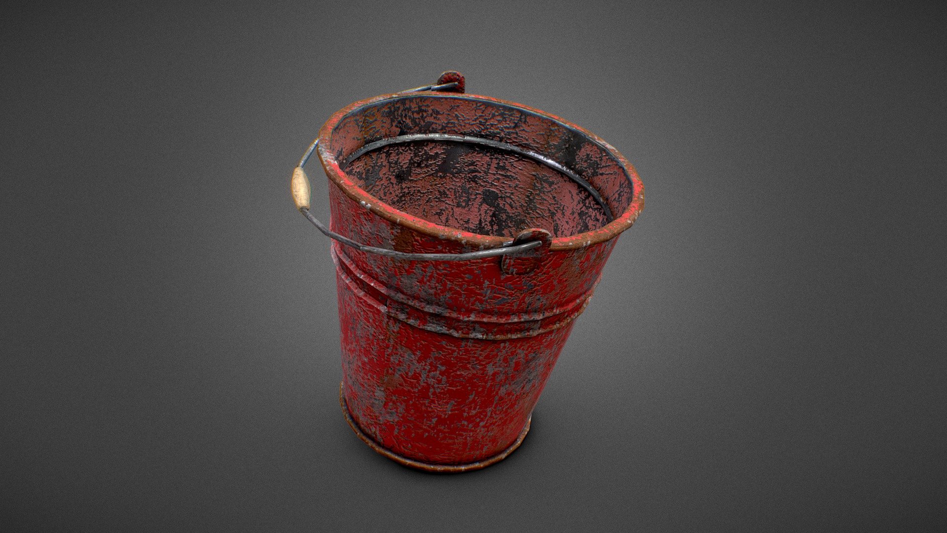 Old Rusted Bucket v1 - Download Free 3D model by GameDev Nick ...