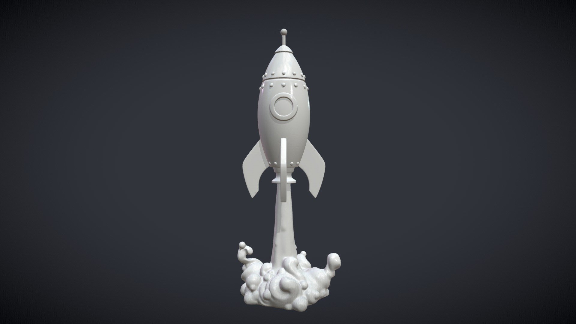 Cartoon Rocket - 3D model by Skazok [4713951] - Sketchfab
