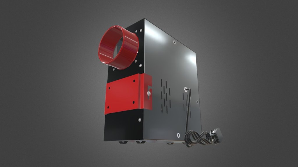 Black Orchid ACOUSTICA - SILENT INLINE BOX FAN - 3D model by Black ...