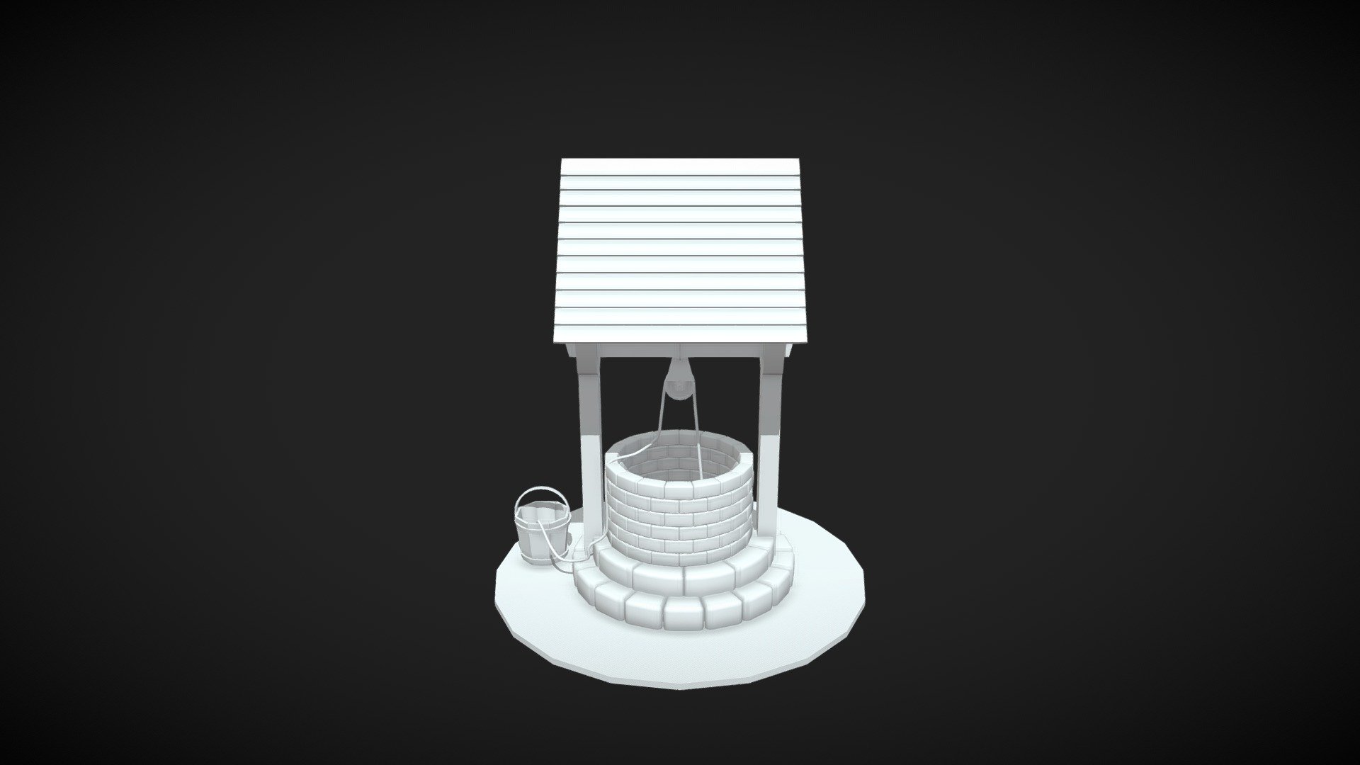 well - 3D model by saezar [471618b] - Sketchfab