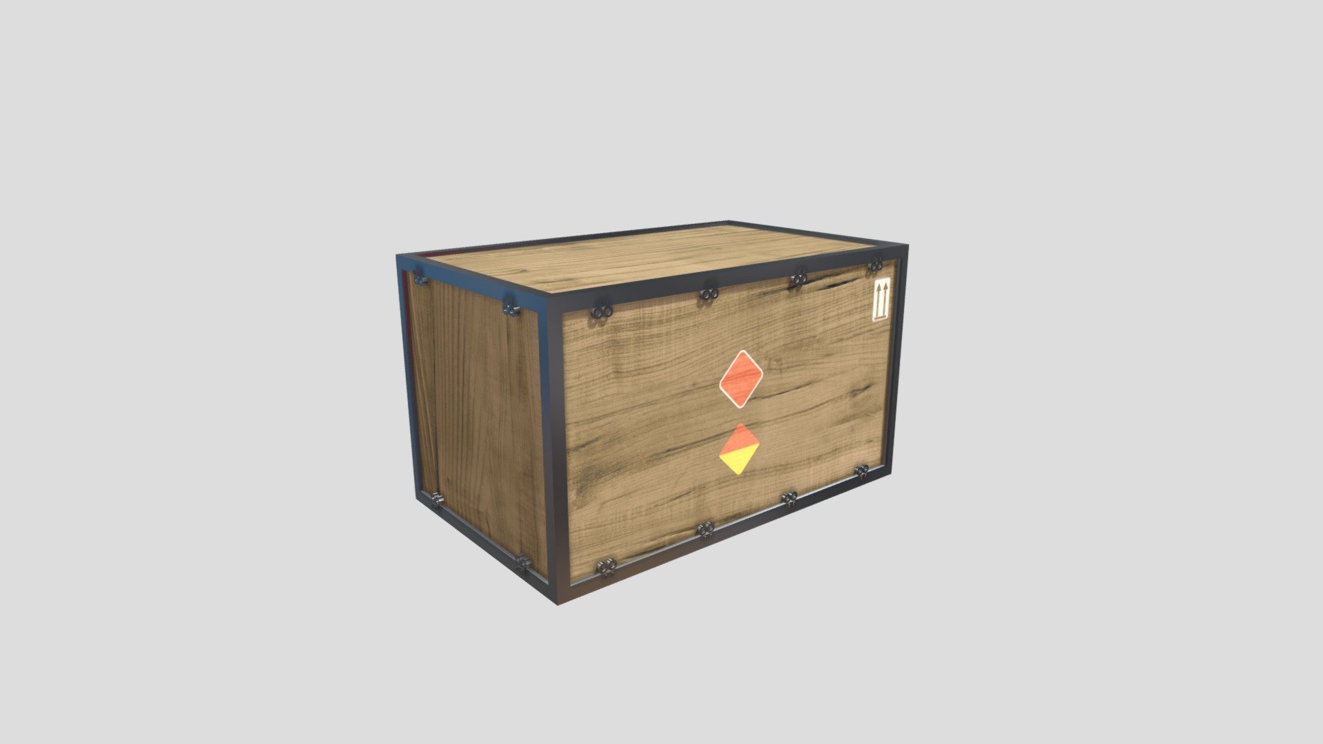 Box_metal - 3D model by Proximity (@proximitydev) [4716401] - Sketchfab