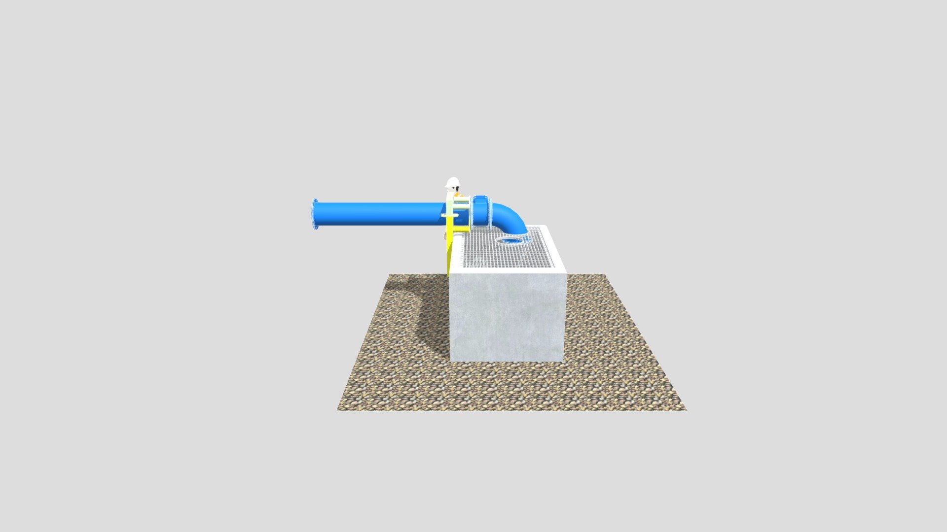 thrust restraint - 3D model by ksa2020 / Dezine 2020 (@ksa2020 ...