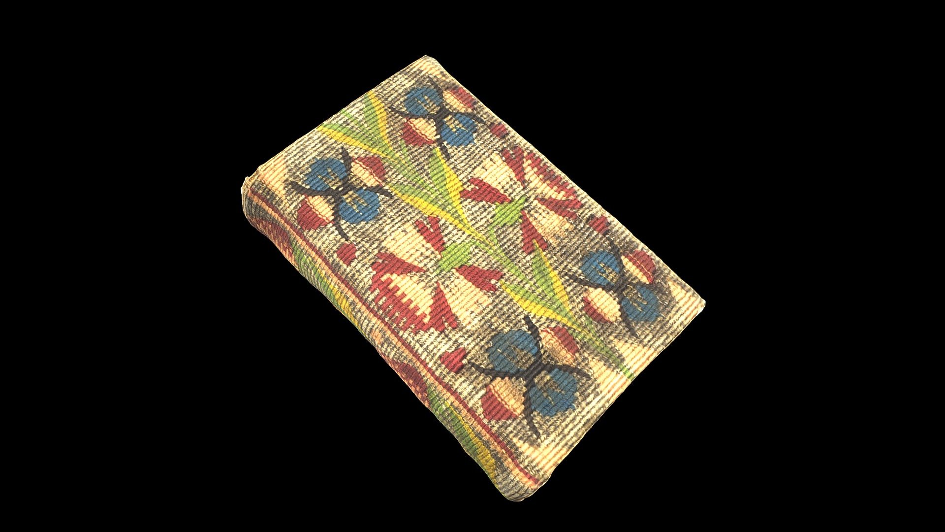 17c British textile bookbinding, C.65.h.1 - Download Free 3D model by ...