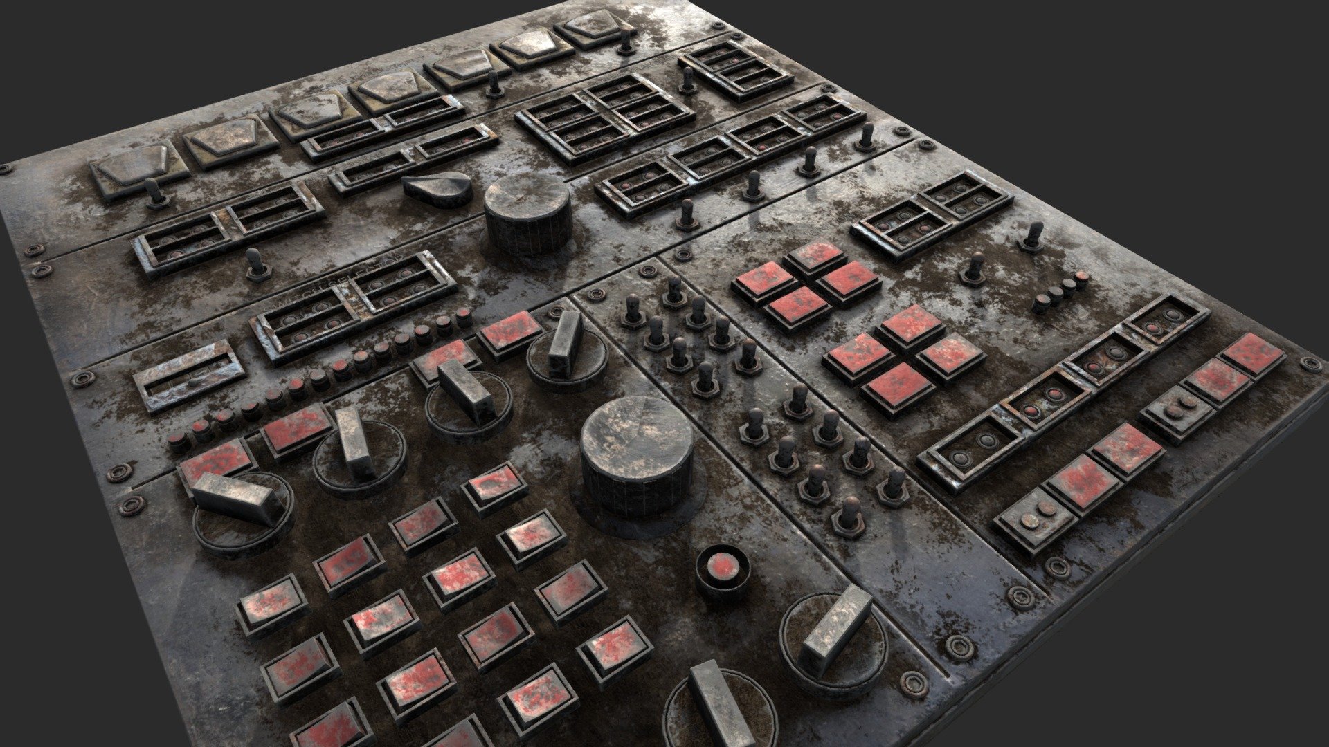 PBR Control Panel - 8K Textures - Buy Royalty Free 3D model by ...