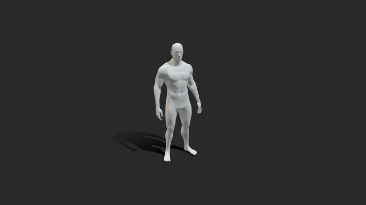 Male-body-base-mesh 3D models - Sketchfab