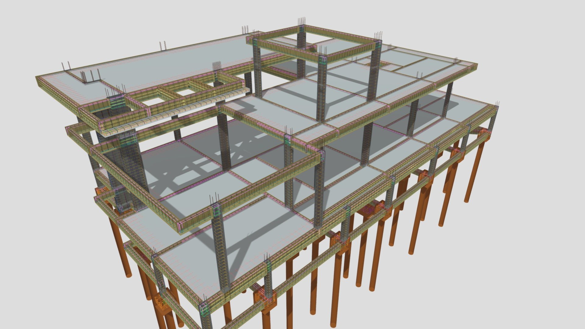 3D ESTRUTURA ARMADURA NILVANIO - 3D model by GZ ENGENHARIA | PROJETOS ...