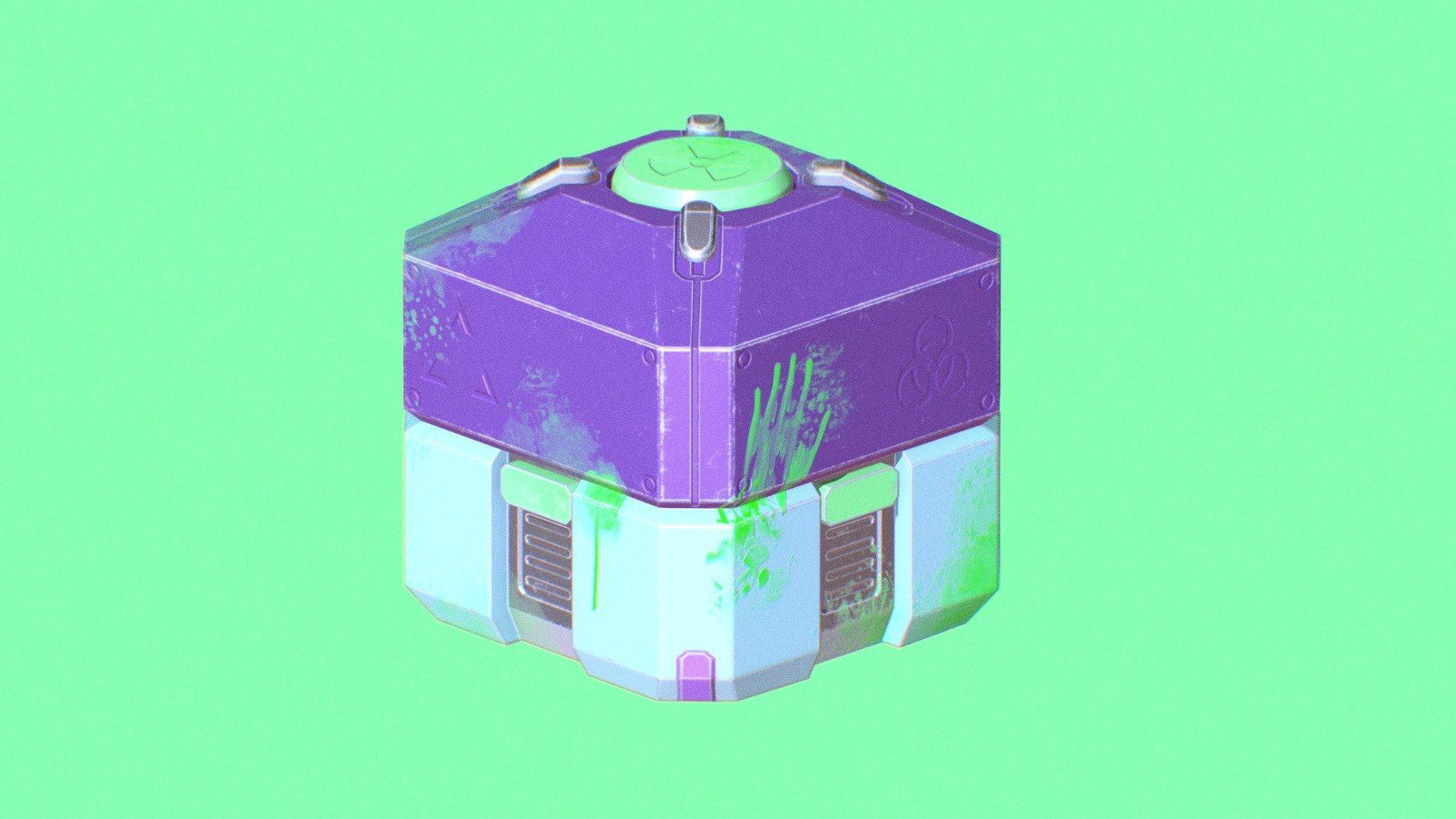 Toxic lootcrate! - 3D model by Malin Helene Rosenkrantz Ottesen (@MH ...