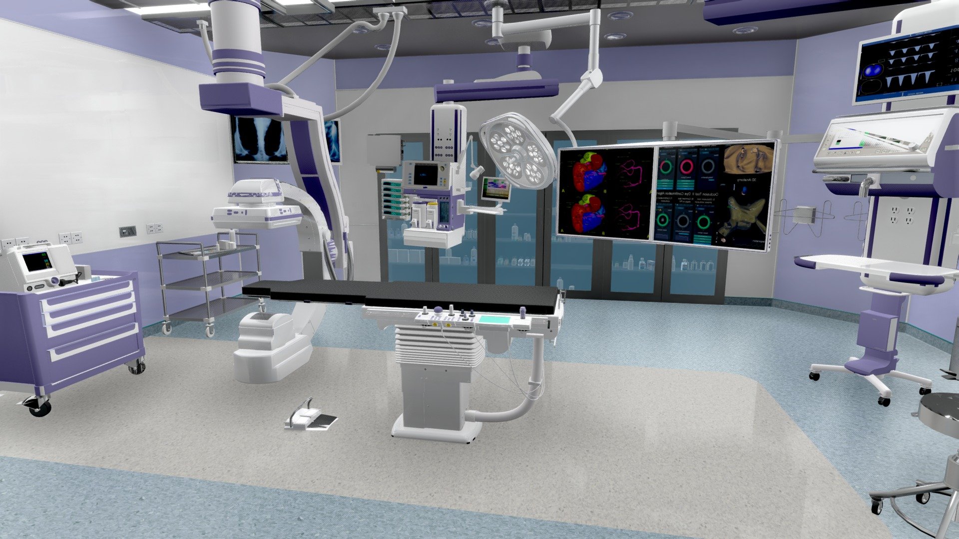 Surgical Room-Catheter Lab. - 3D model by Studio Nava (@Studio-Nava ...