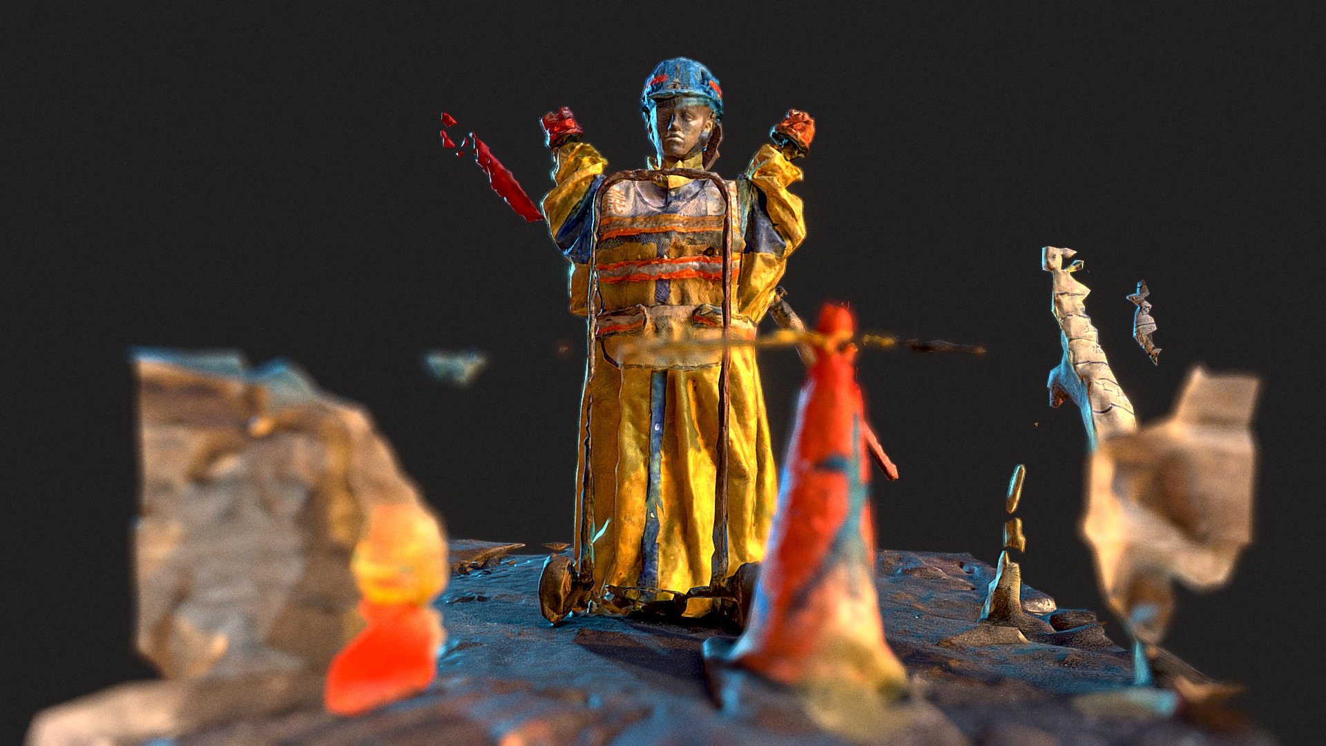 Traffic safety dummy - Download Free 3D model by BirdChen (@bird219 ...