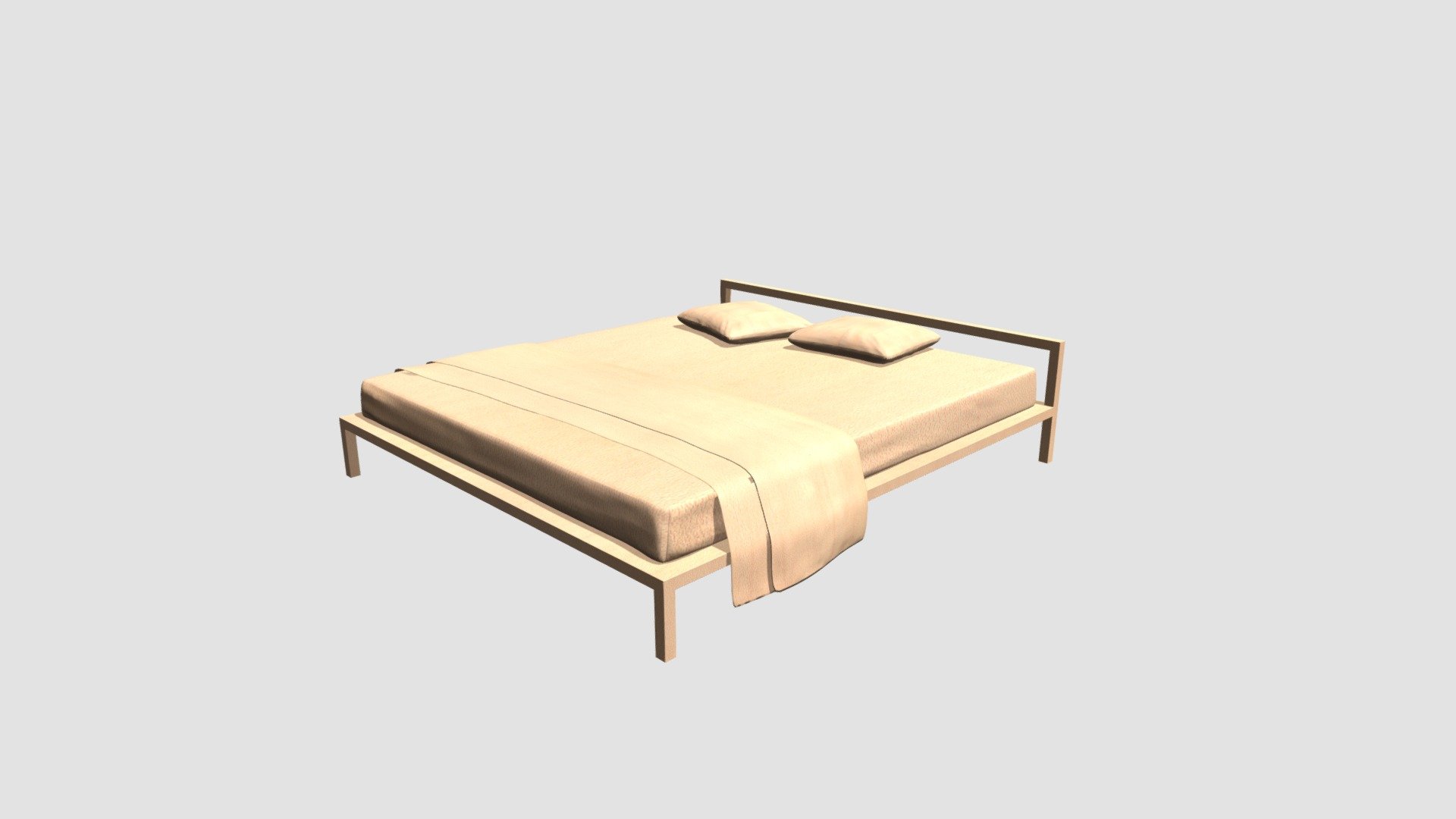 bed - Buy Royalty Free 3D model by Evermotion [4720a4d] - Sketchfab Store