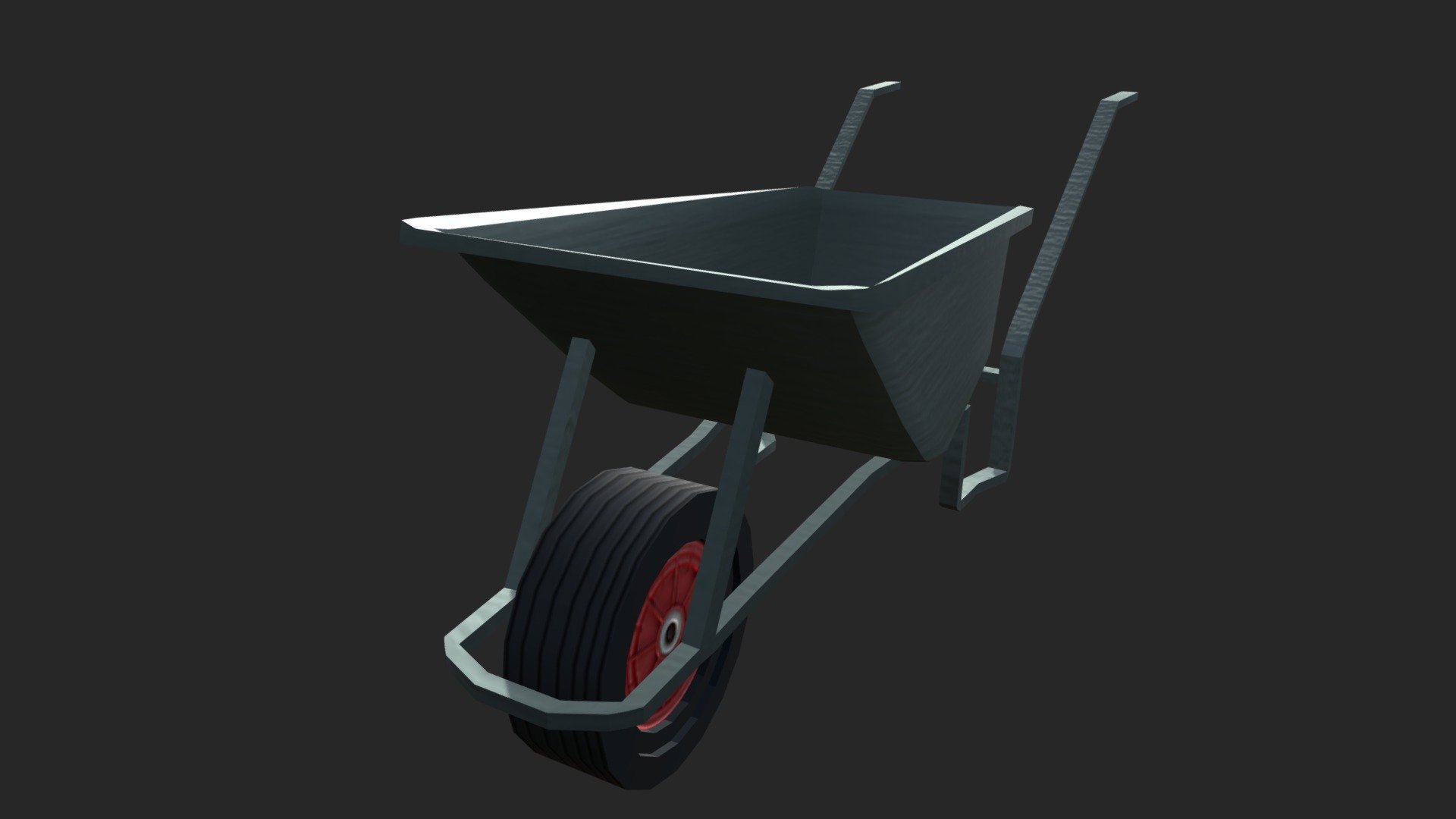 Wheel Barrow Model - 3D model by CholyArt [47210e0] - Sketchfab