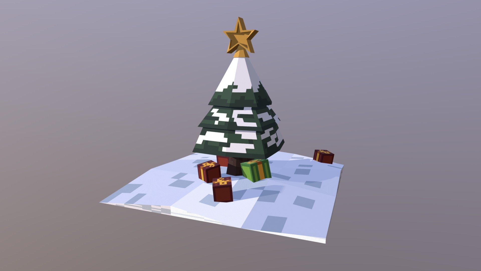 Christmas tree - 3D model by olivebough [4721ea1] - Sketchfab