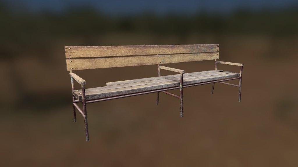 Old Bench - 3D model by shubhamberi [4724a48] - Sketchfab