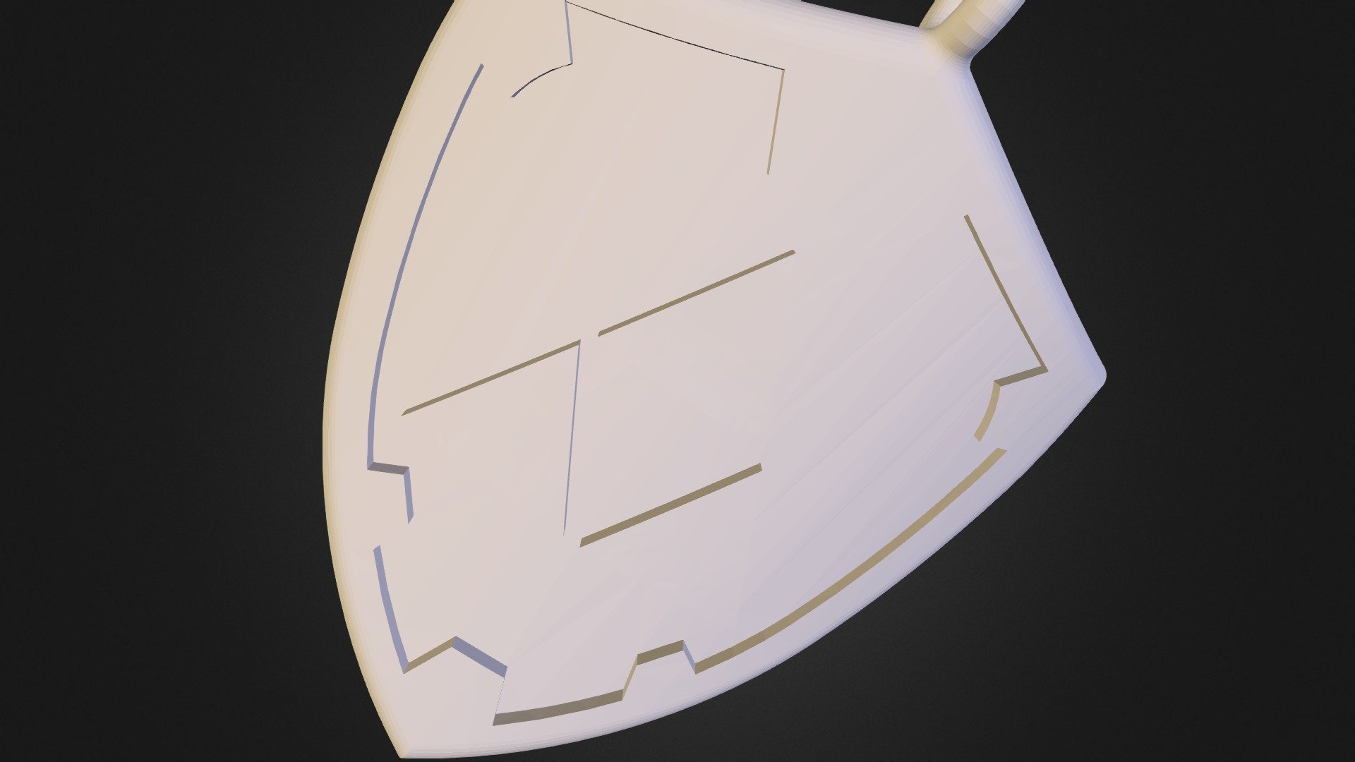 Zelda Shield Simple - 3D model by Raplicate (@replica) [47264d9 ...