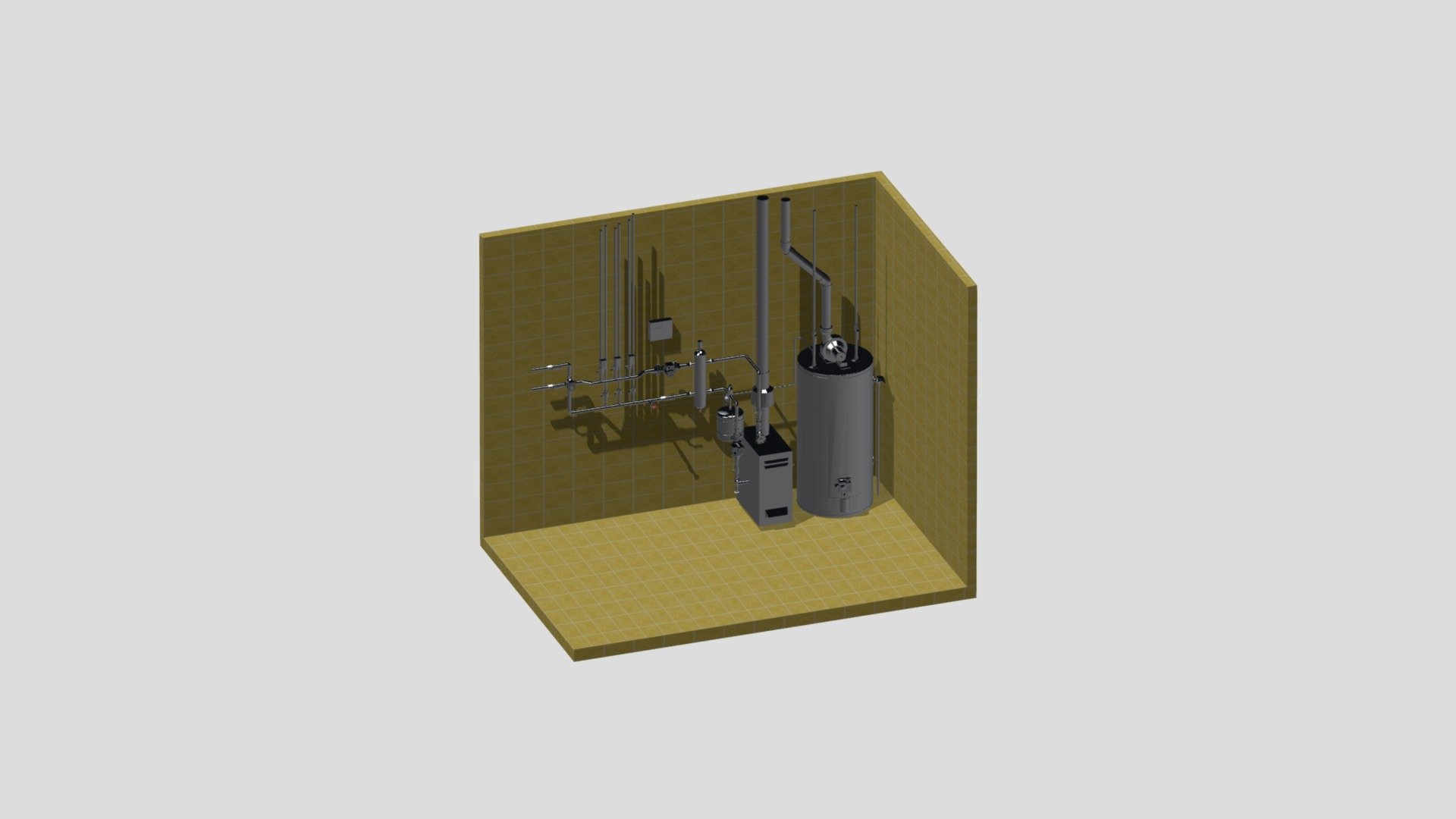 Piping Design Sample Room - 3D model by geppettomaster [472769a ...