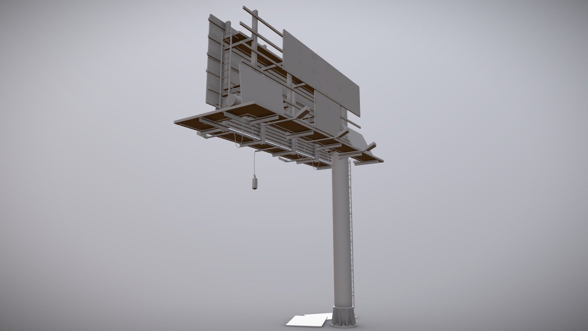 Billboard - Download Free 3D model by Polina (@arhona) [47287a7 ...