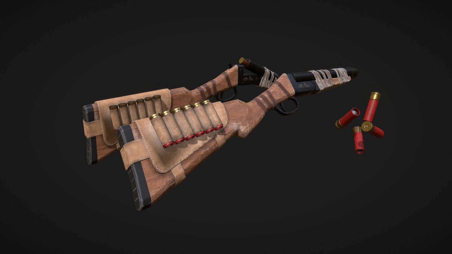 Post Apocalyptic Shotgun - 3D model by Emanuel (@thismanuel) [472c0b2 ...