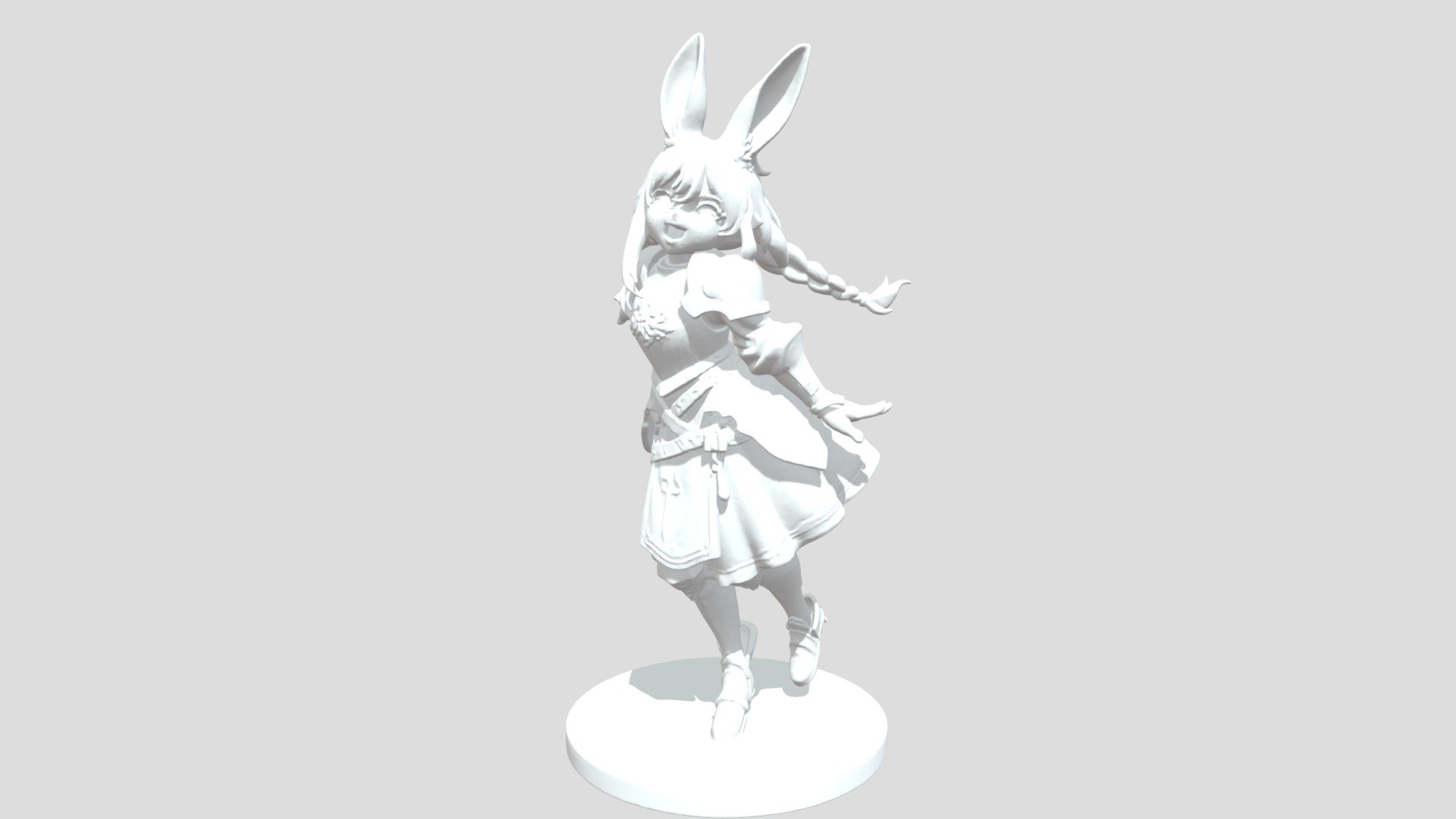 Bunny Knight Heroine - Download Free 3D model by keyagerwitch [472c7b3 ...