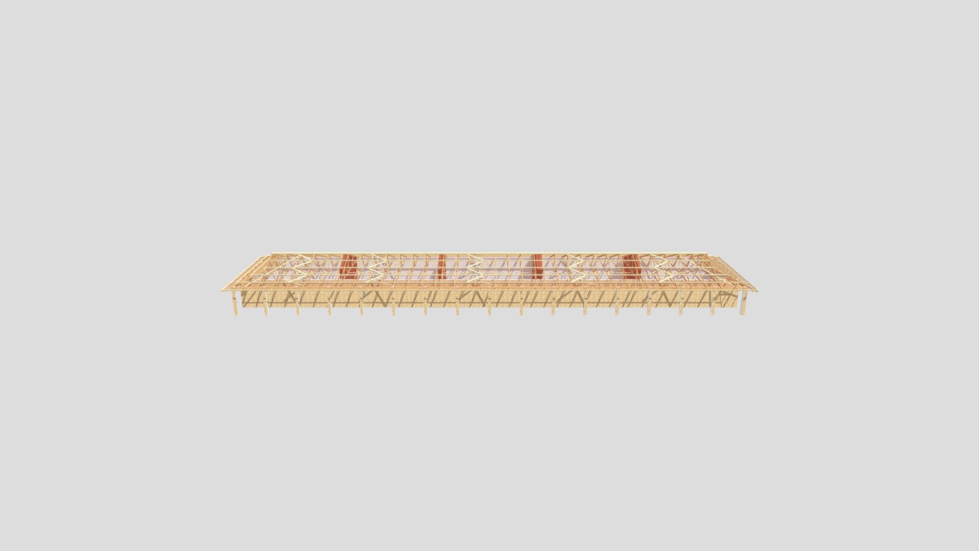 5 Classroom Block - 3D model by Tzaneng Trusses (@NevinTzaneng ...