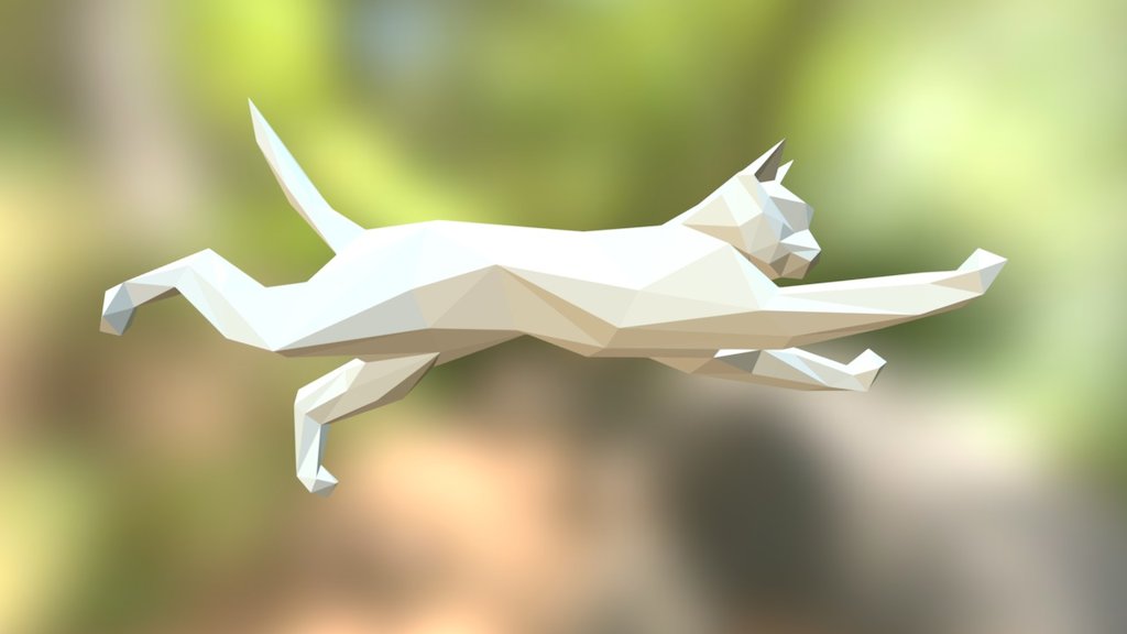 Flying Cat paper model - 3D model by Peolla [4730776] - Sketchfab
