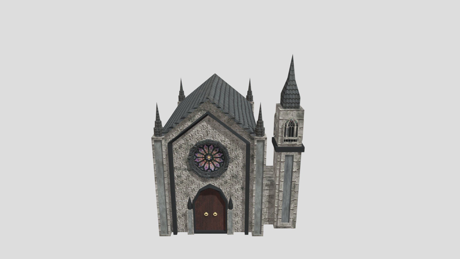 Neo-Gothic House Redo - 3D model by haianhdao [4732348] - Sketchfab