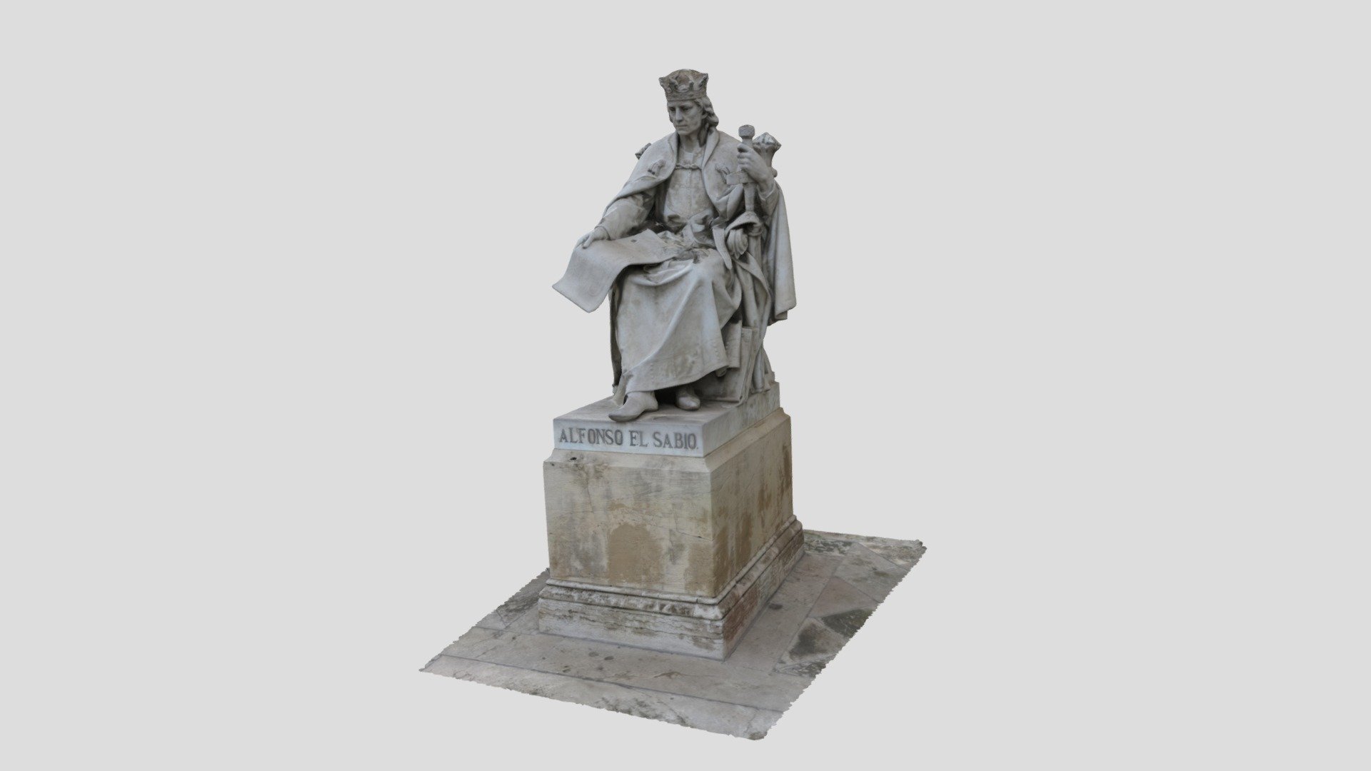 Alfonso X el Sabio - 3D model by José Luis Zubeldia (@vento2010 ...