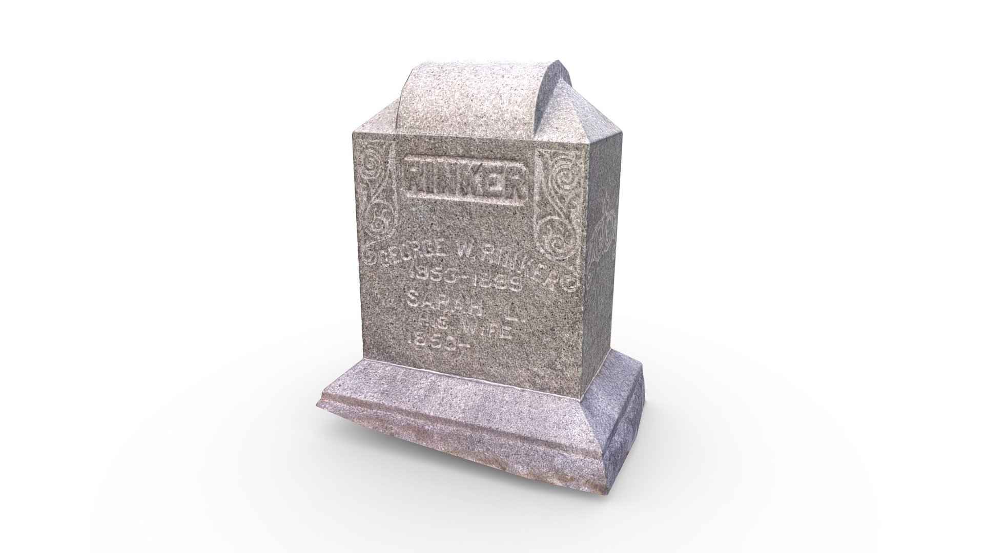 Gravestone (Game Ready / 2K PBR / 672 Tris) - Buy Royalty Free 3D model ...