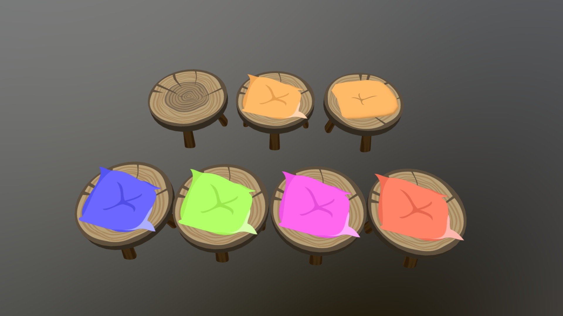 Logseats - 3D model by neutron_rus (@neutron9898) [4733b2b] - Sketchfab