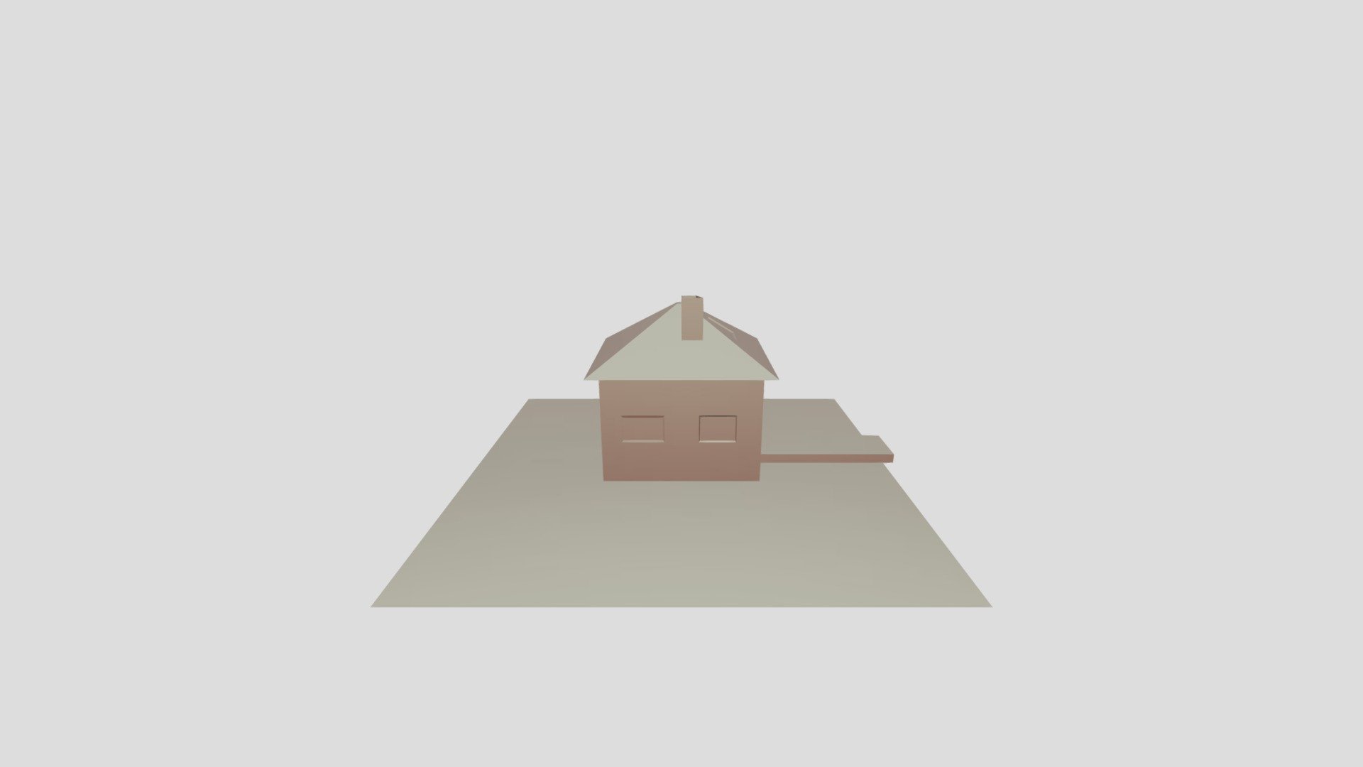 Low Poly House With Grass (blender) - Download Free 3D model by ...