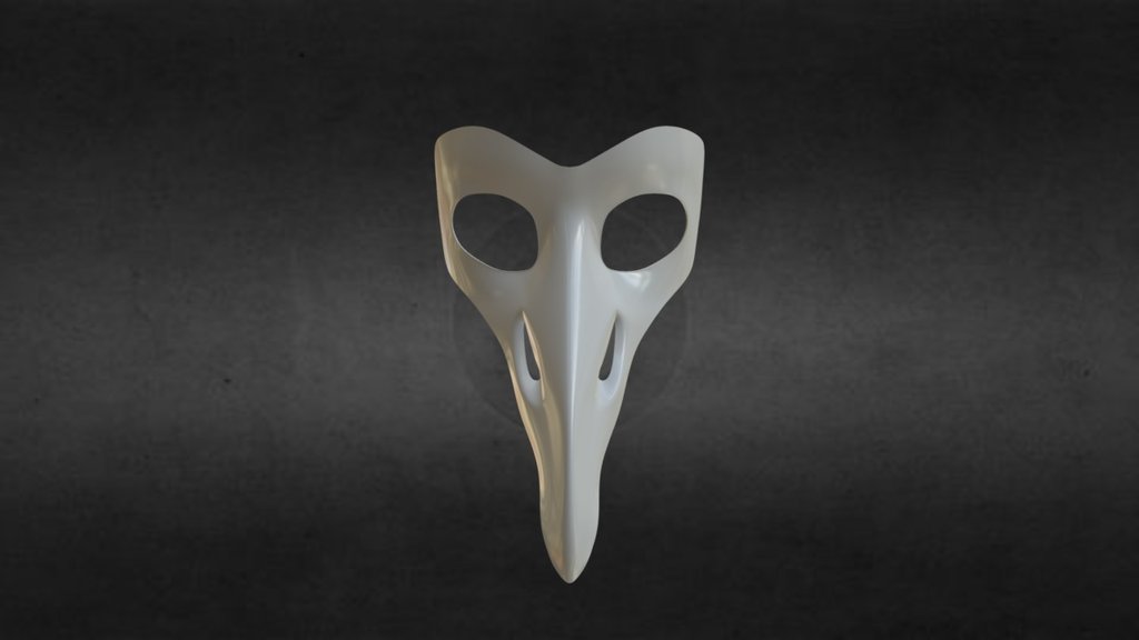 Raven Mask - 3D model by laurie3d [47380ba] - Sketchfab