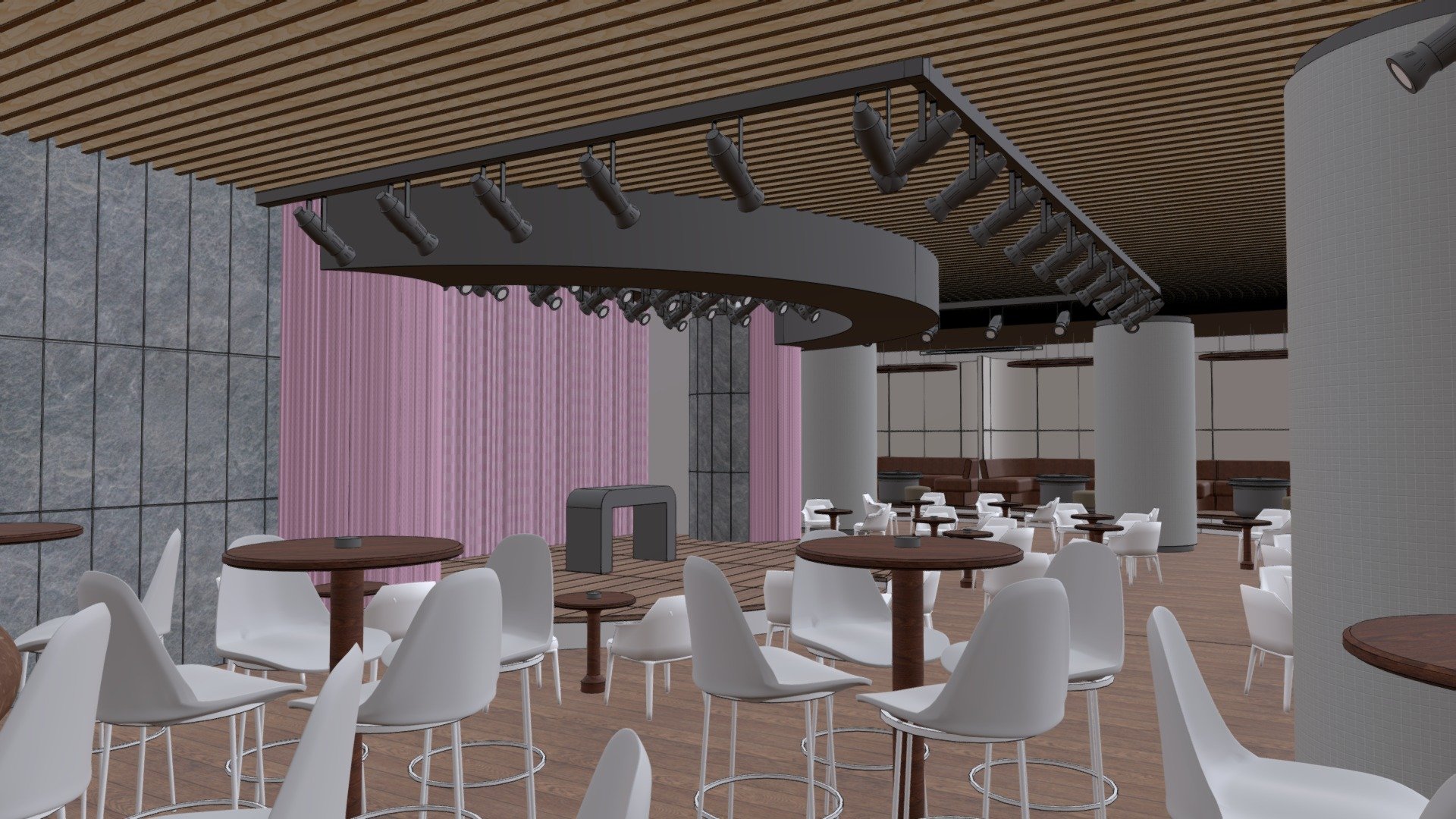Aman s Jazz Club New York Buy Royalty Free 3D Model By Vlad Dumitru
