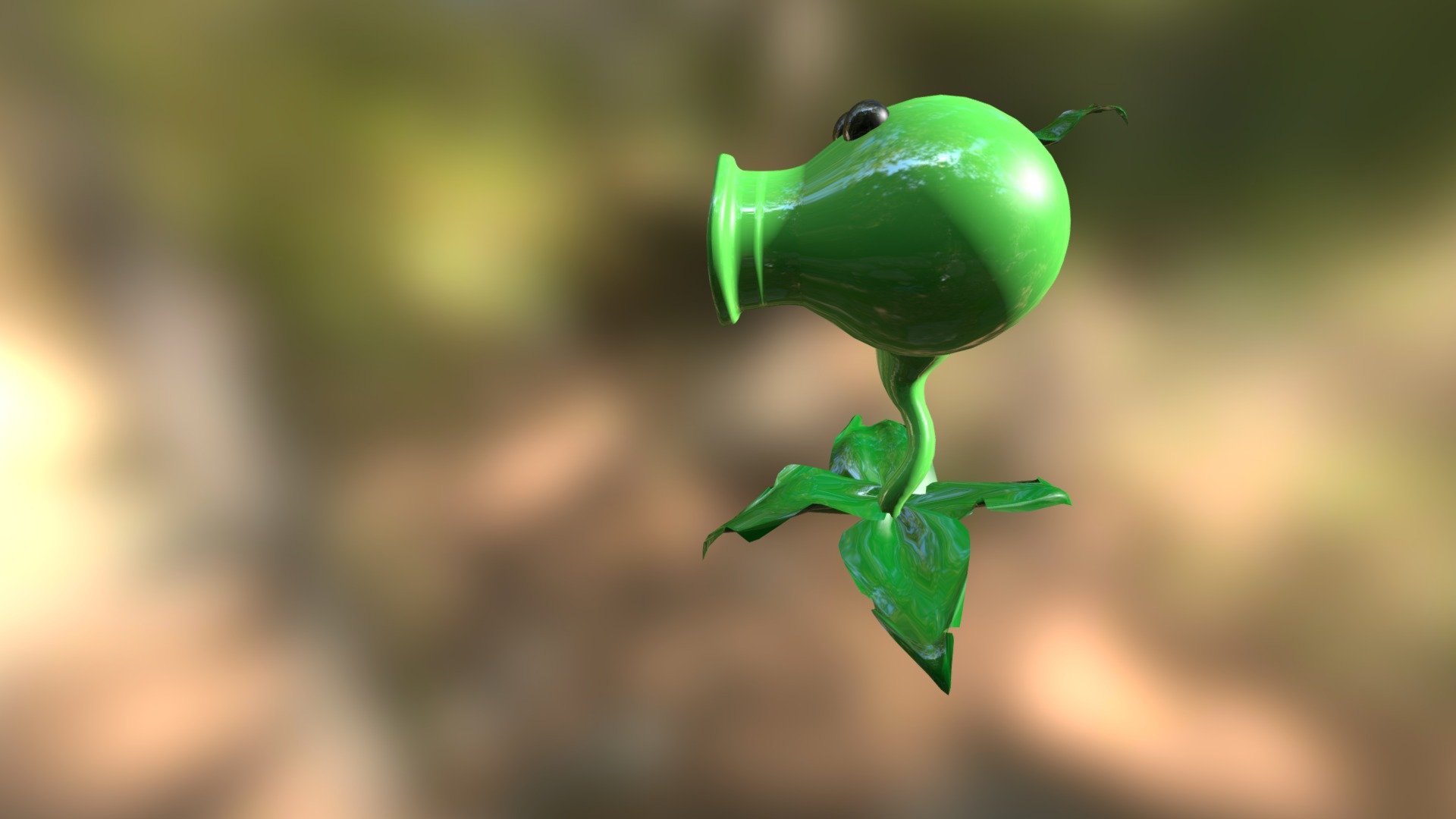 Peashooter - 3D model by f.freeman [47399ca] - Sketchfab