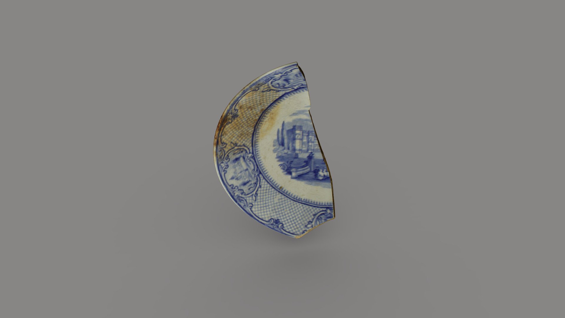 University Transferprint Plate - 3D model by The Herring Run ...