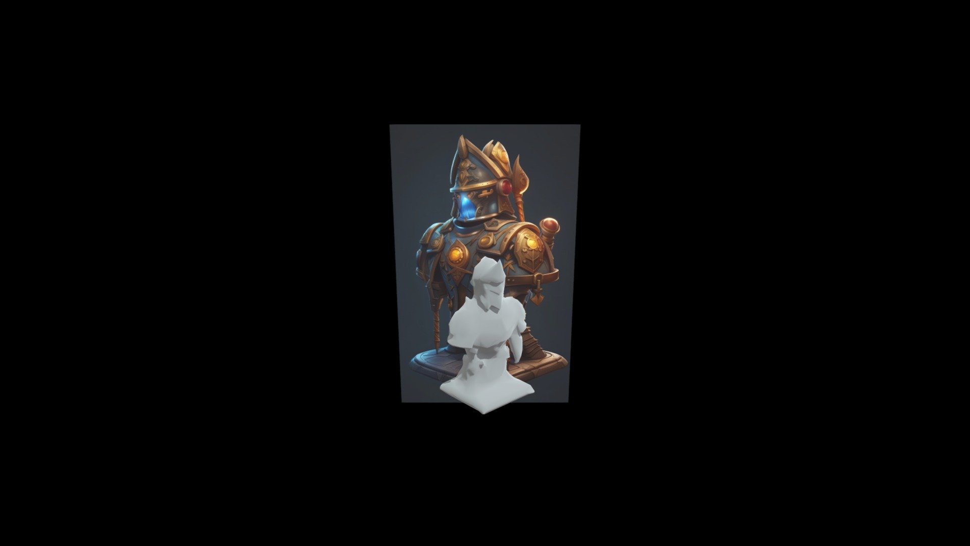 "Medieval Knight Statue with Armor and Helmet" - Download Free 3D model ...