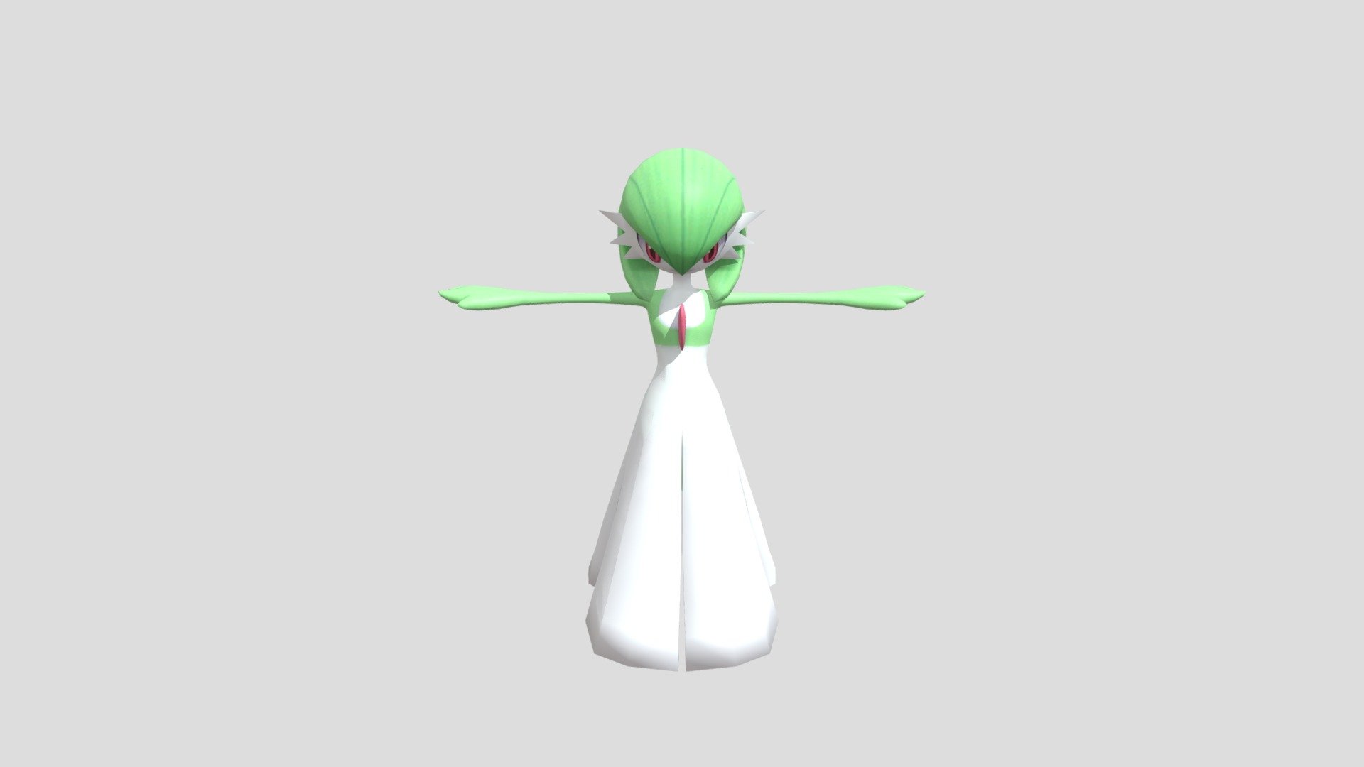 Gardevoir - Download Free 3D model by kem (@kem1) [473c13c] - Sketchfab