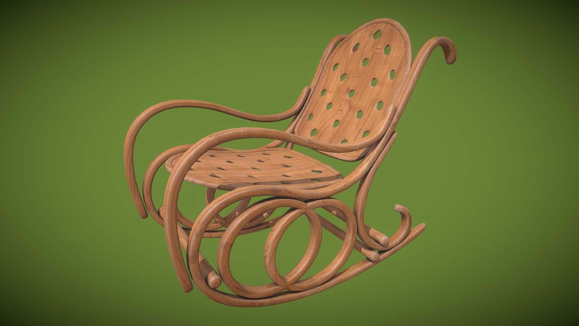 Rocking Chair - Download Free 3D model by emelyarules [473cd8b] - Sketchfab