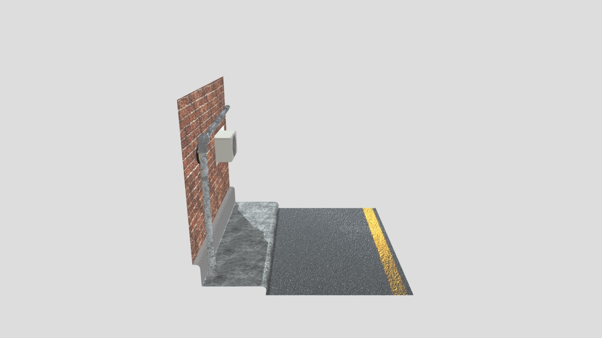 Alley - 3D model by carterbronczyk [473d01e] - Sketchfab