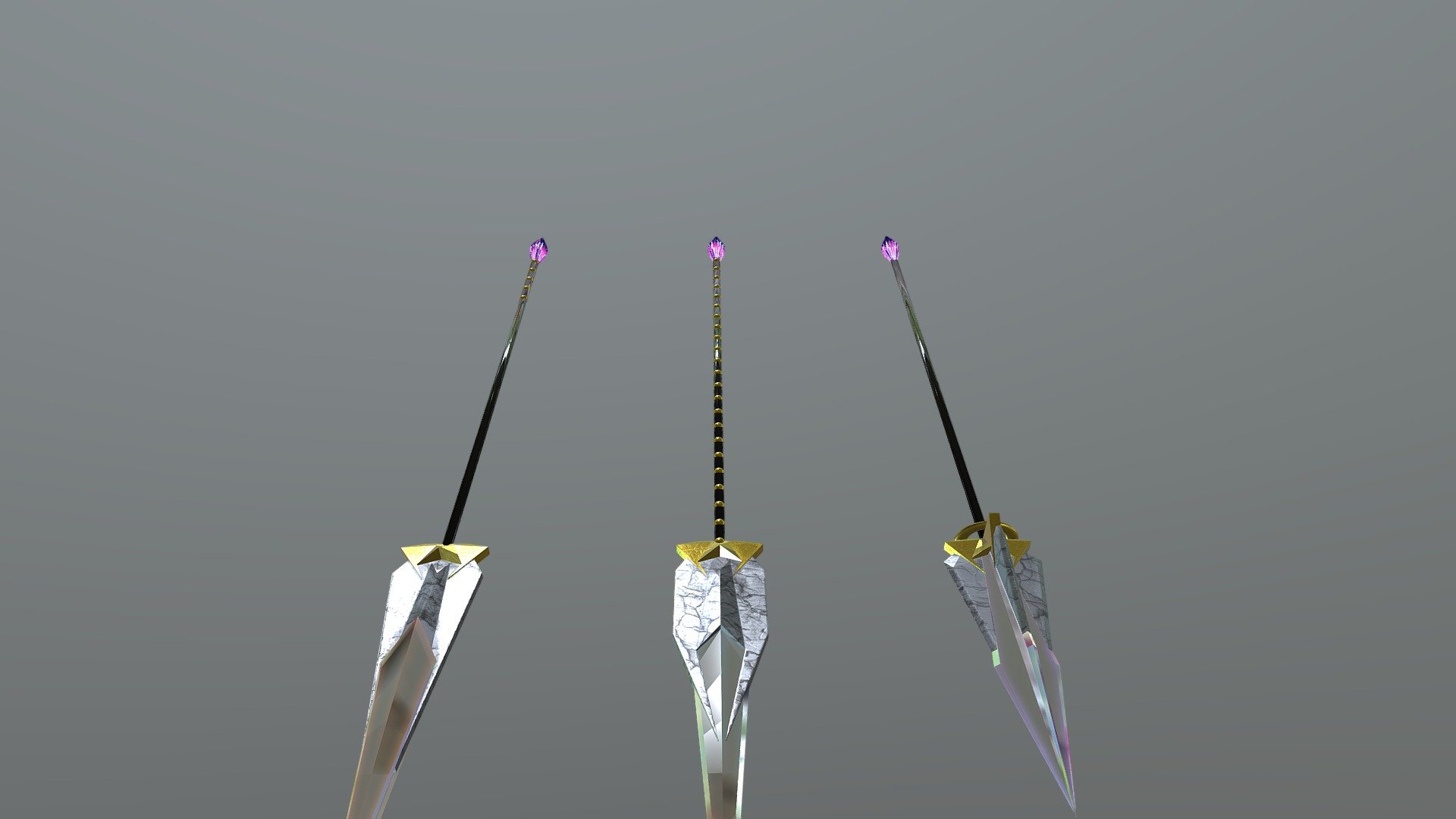 Cosmic Combat Spear: Tri-Variant Collection - Download Free 3D model by ...