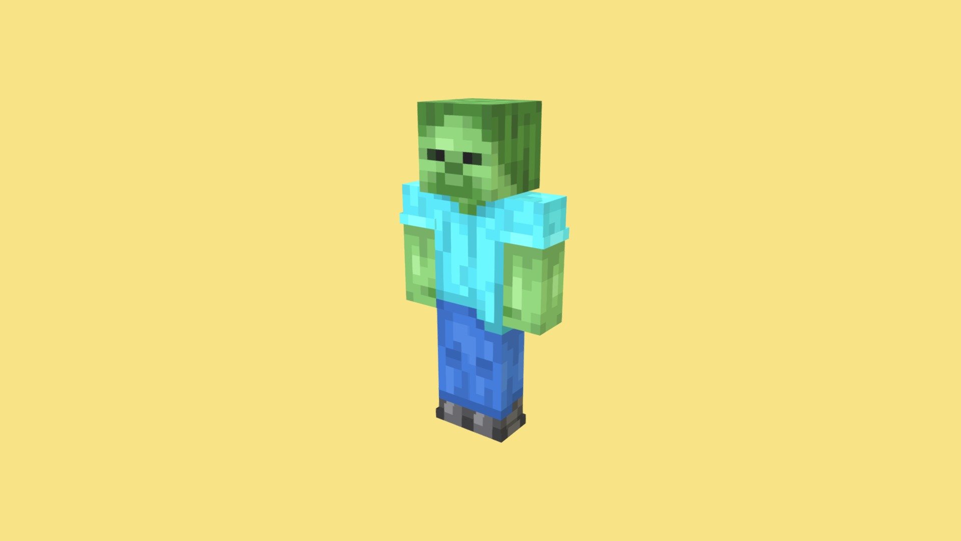 Updated Minecraft Zombie - 3D model by ImXR24 [473db3d] - Sketchfab