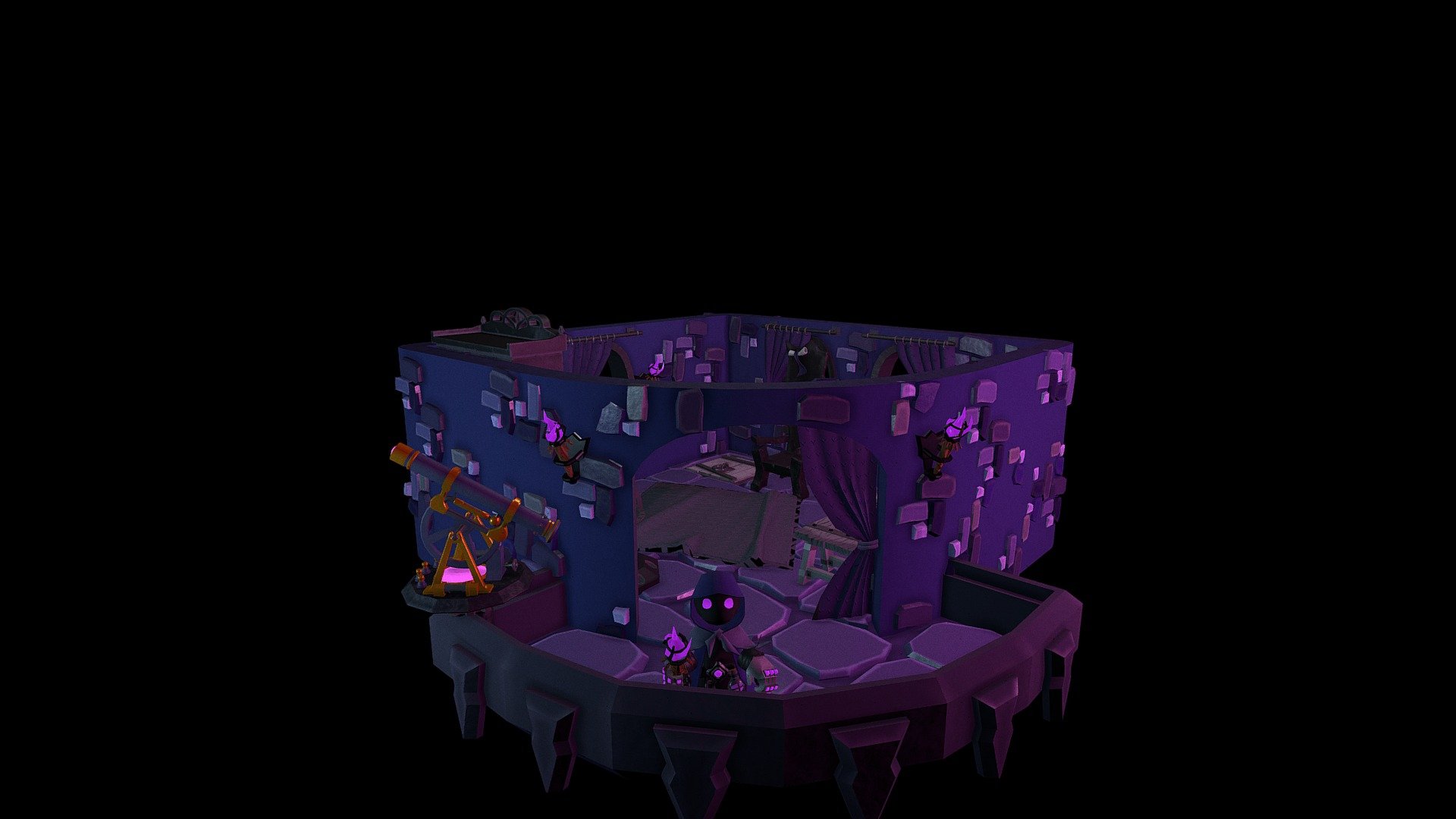 Laboratory violet - 3D model by daiana05 [473ee59] - Sketchfab