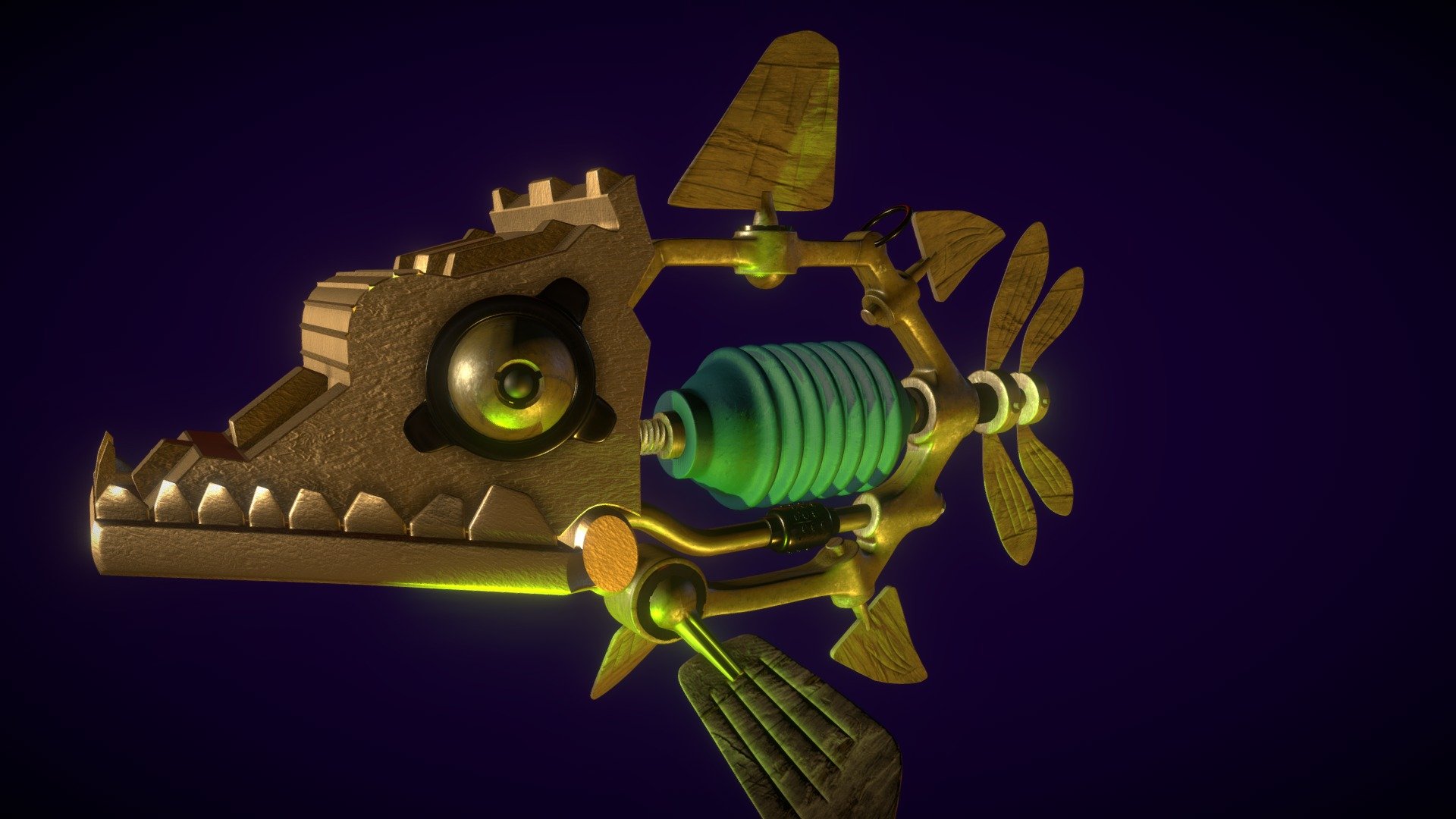 Mech-fish - 3D model by ricardeau.nl [4740dad] - Sketchfab
