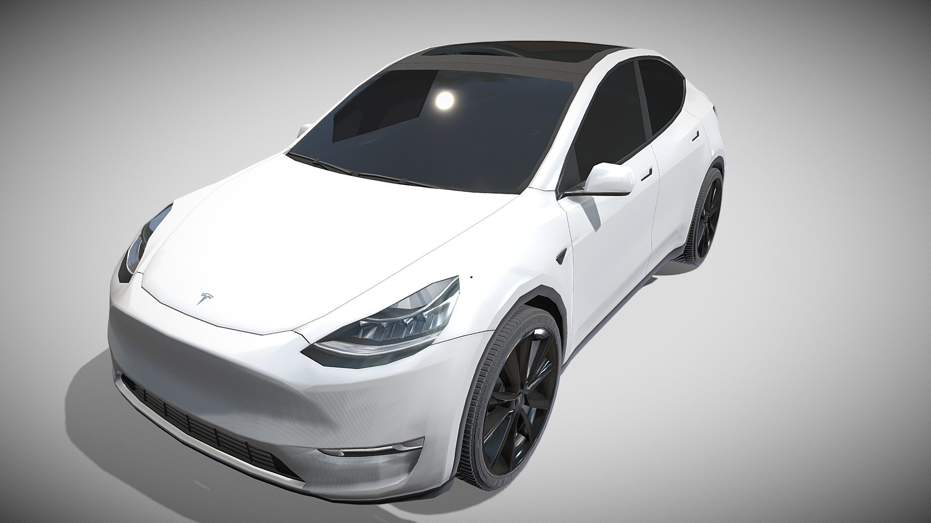 Tesla Model Y RWD White with chassis - Buy Royalty Free 3D model by ...