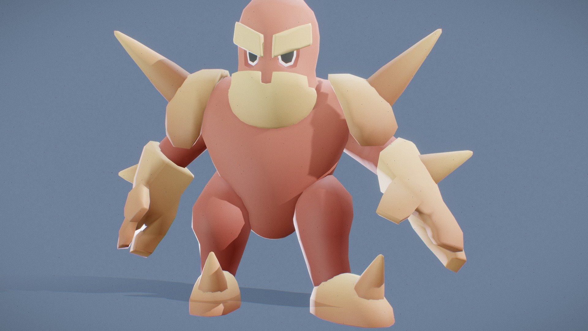 Cartoon Characters - Big Monkeydong Warrior - 3D model by notfun ...