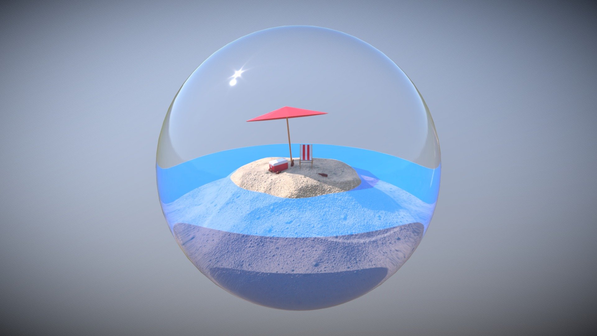 Glass Sphere Island - Buy Royalty Free 3D model by AnshiNoWara [47436bb ...