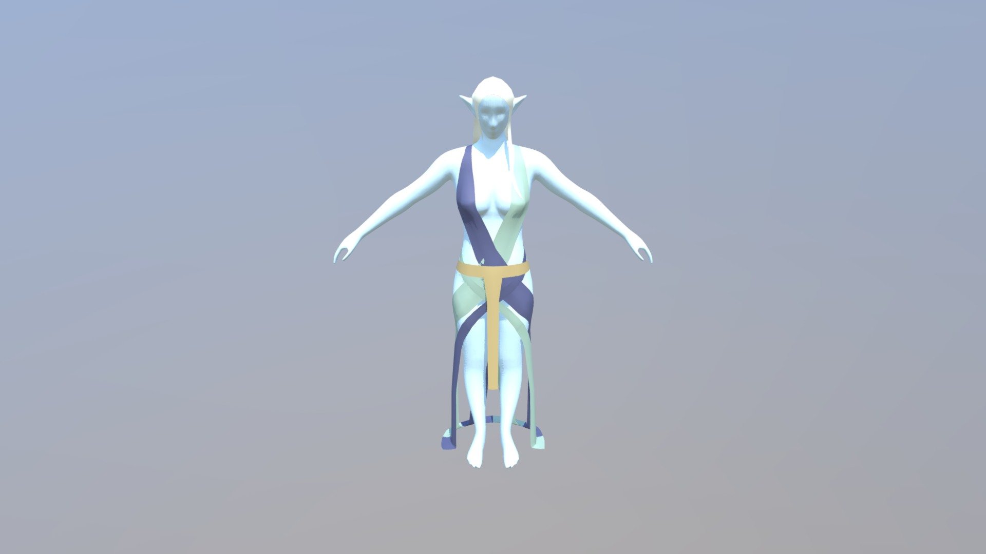 Female Light Elf - 3D model by xClawx28 [4744b18] - Sketchfab