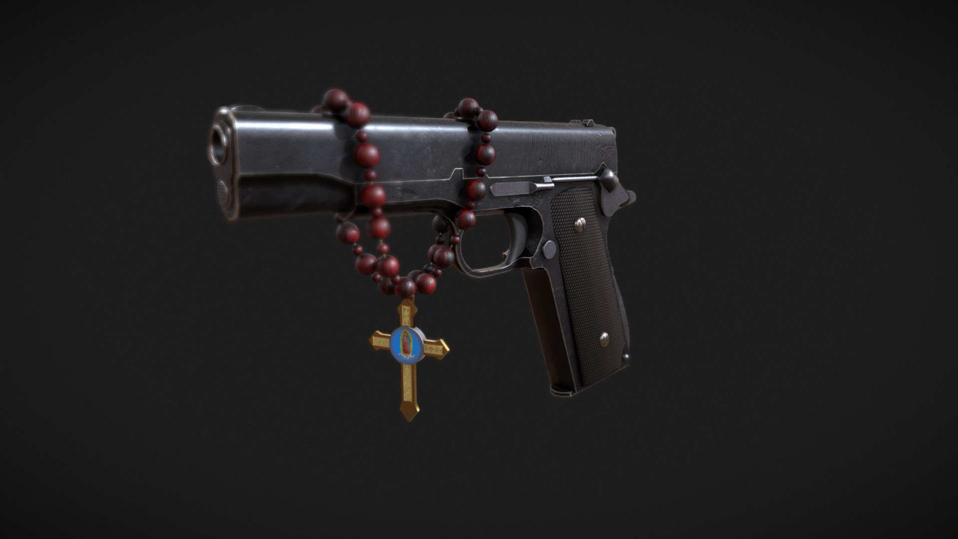 Pistol colt 1911. 45 ACP - Download Free 3D model by Aid (@aid2901 ...