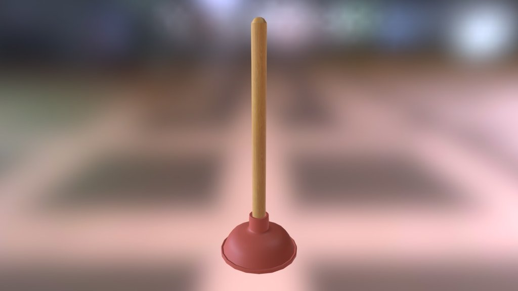 Plunger - 3D model by ccyo [474a662] - Sketchfab