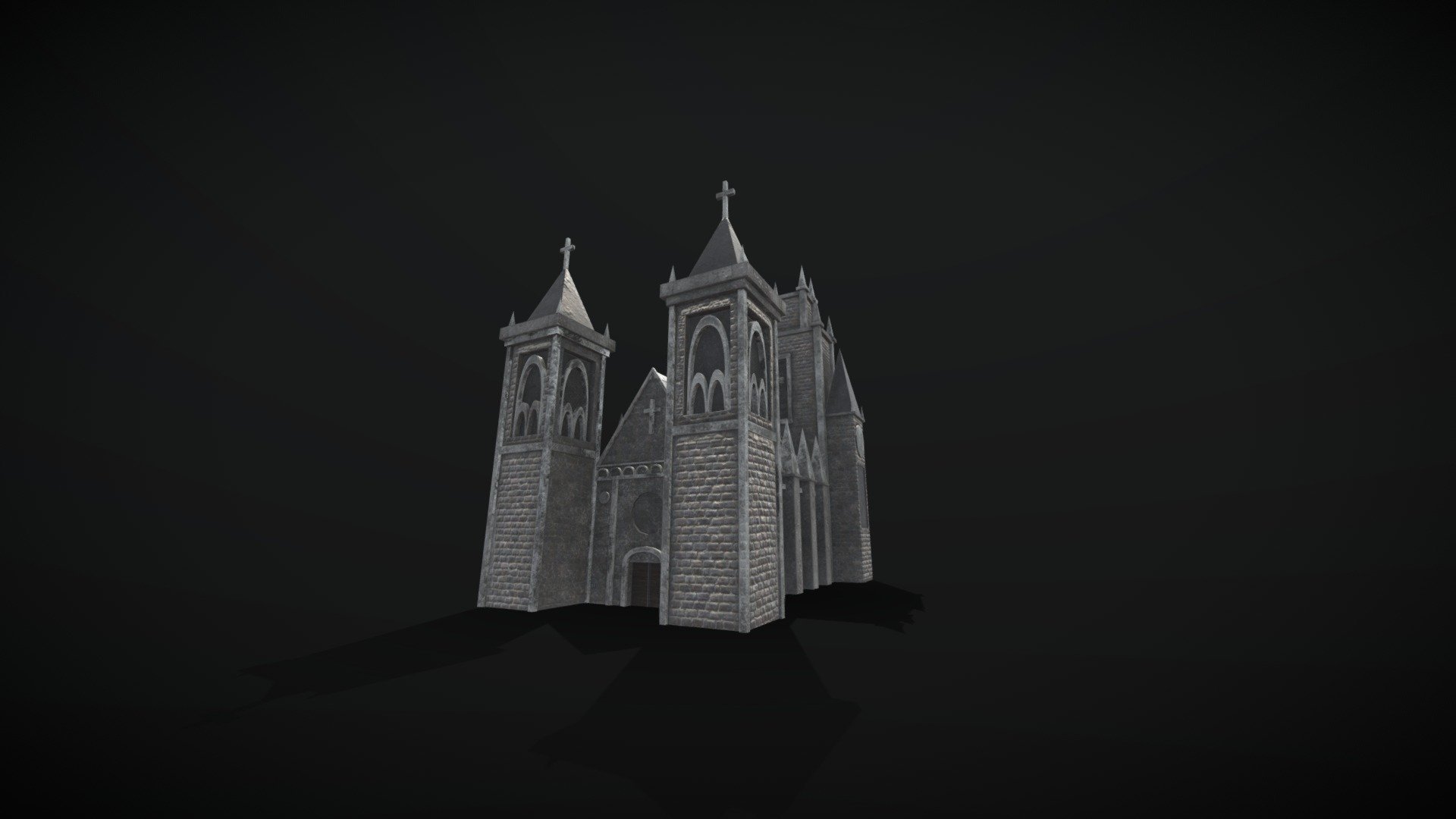 Neo Gothic Cathedral - 3D model by Mitchell_1510 [474a80c] - Sketchfab