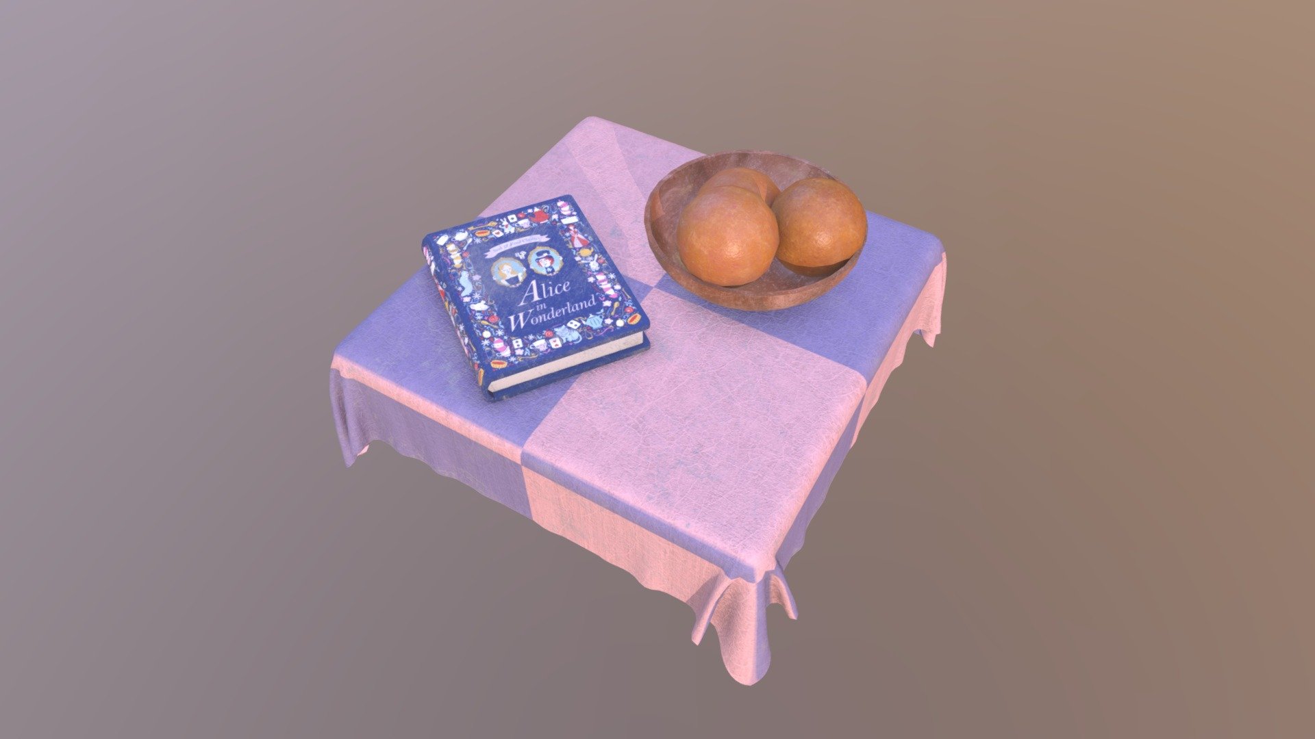 Alice in Wonderland's Table Texturing - 3D model by Jordan "Jo" Alt ...