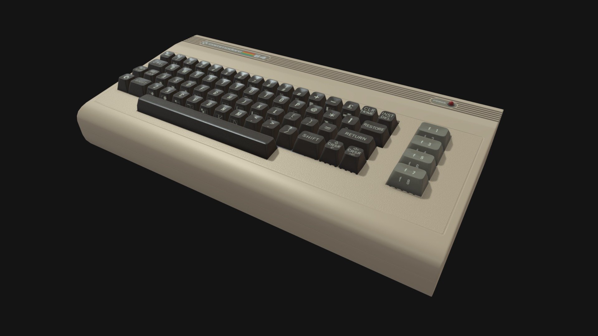 Commodore 64 - 3D model by Jim Platt (@Jimbobuk) [474d3c6] - Sketchfab